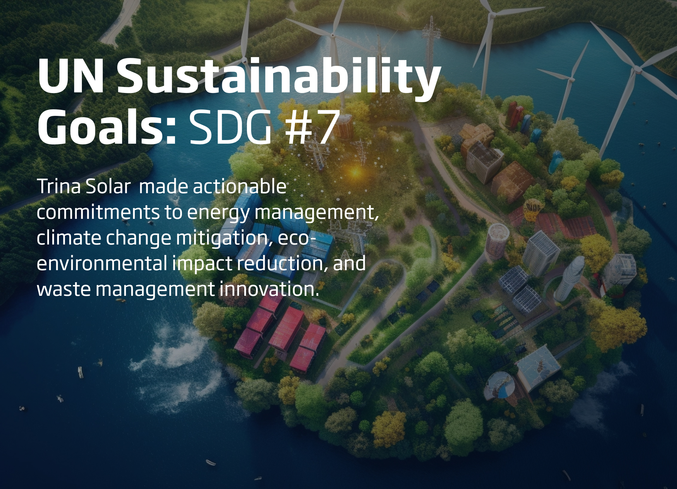 Supporting the UN’s Sustainable Development Goals | Trina Solar
